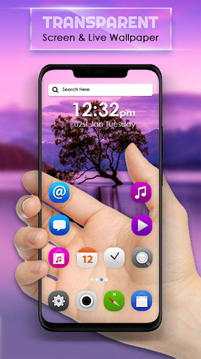 Transparent Screen & Live Wallpaper